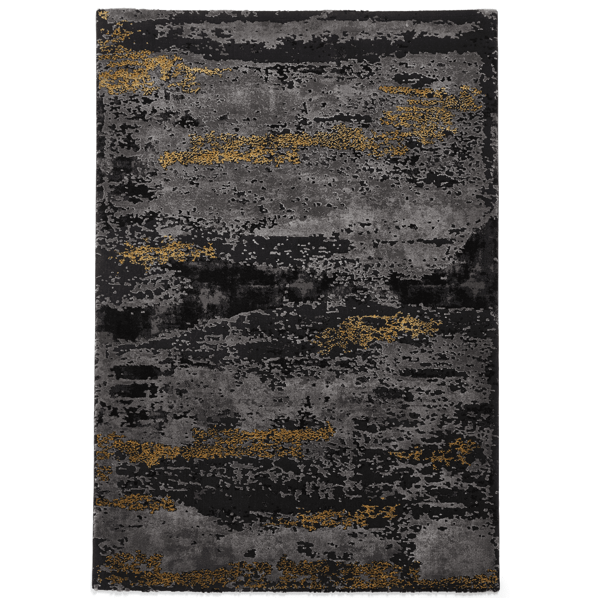 Craft Black and Gold Abstract Rug – Corcorans Furniture IE