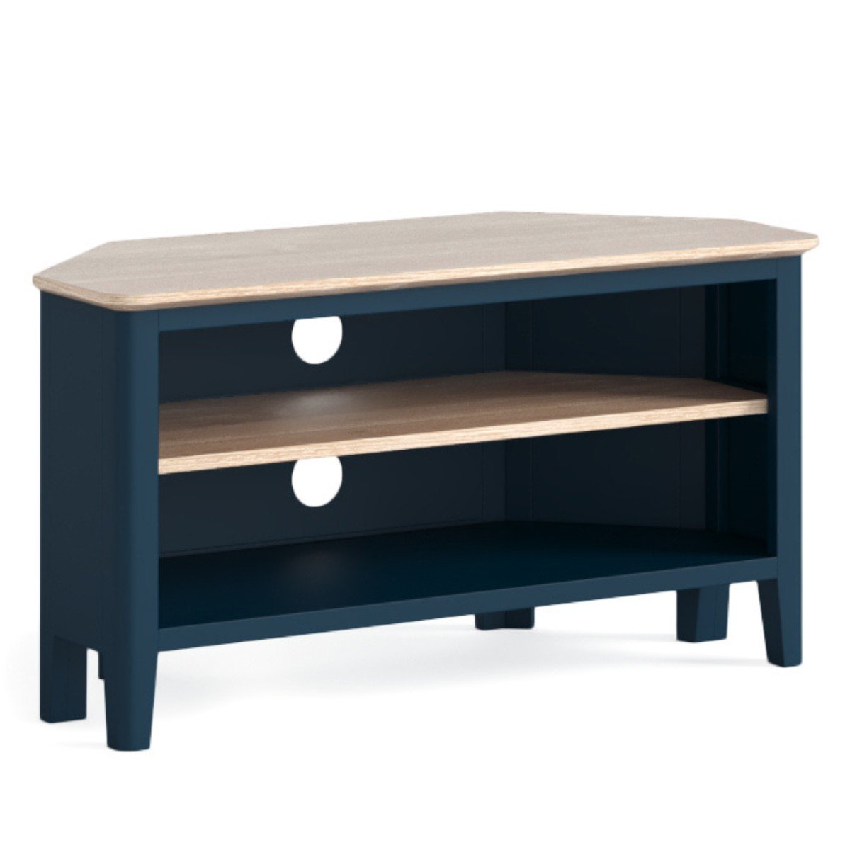 Marcella Navy Blue Corner TV Unit – Corcorans Furniture IE
