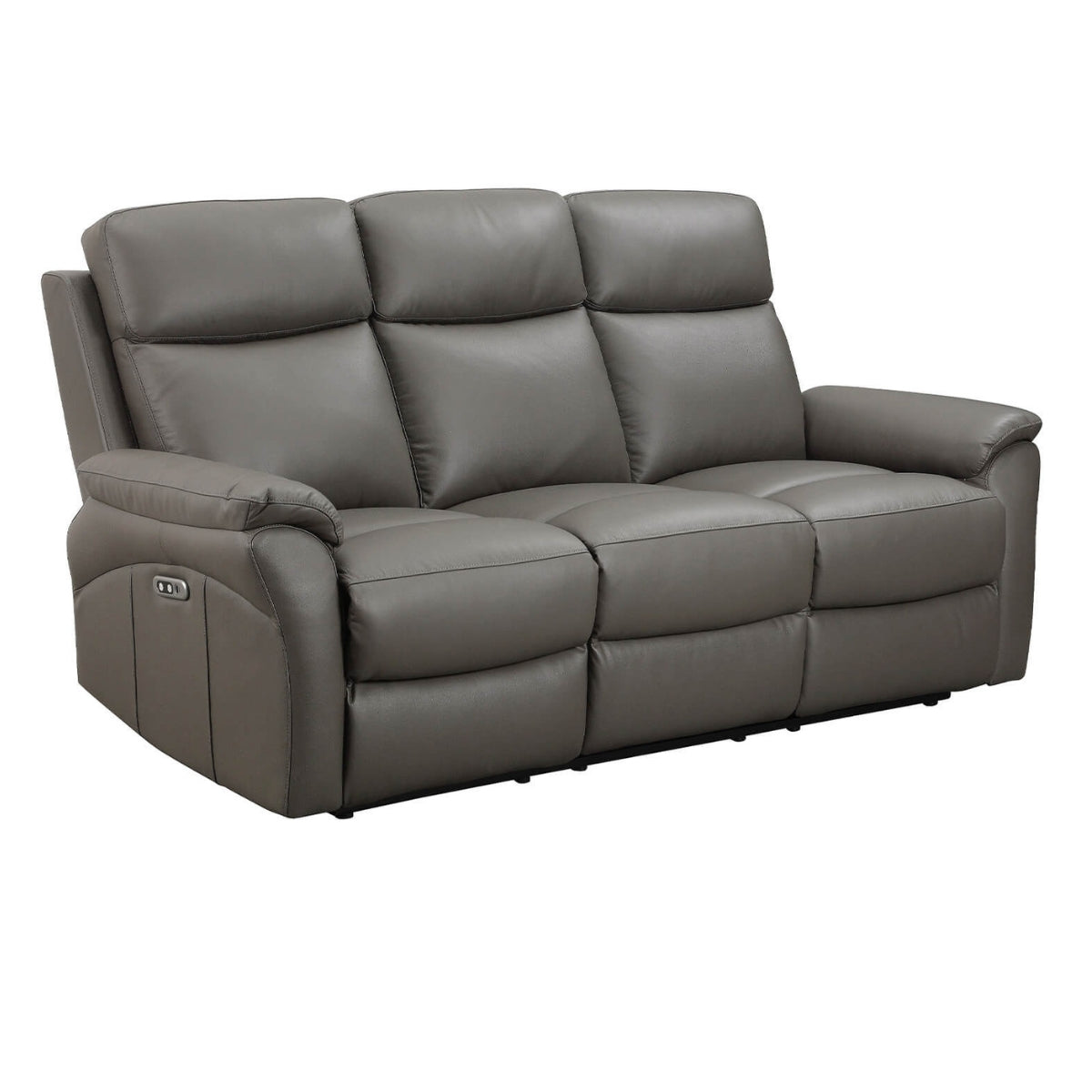 Nathan Leather 3 Seater Electric Recliner Sofa – Corcorans Furniture IE